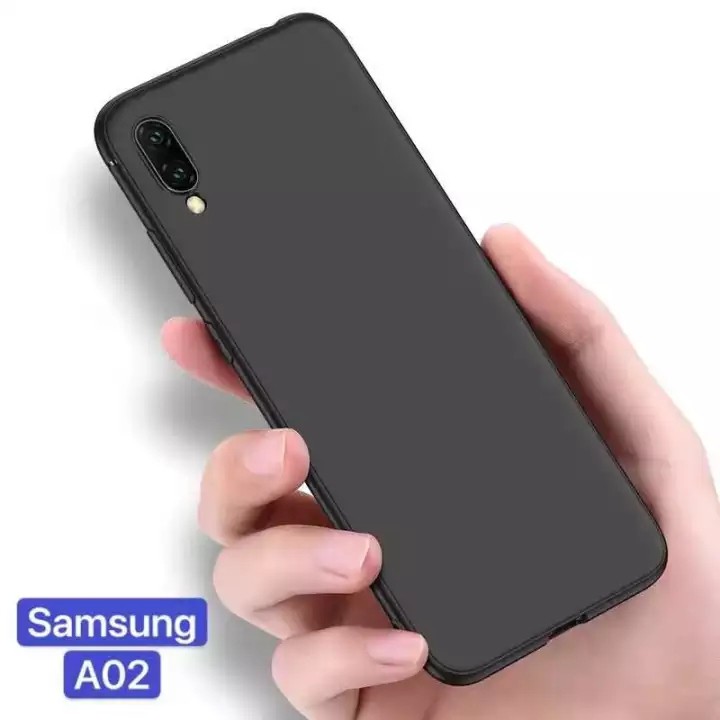 [ส่งจากไทย] Case Samsung M02 เคสนิ่ม tpu เคสสีดํา เคสซิลิโคน | Shopee ...