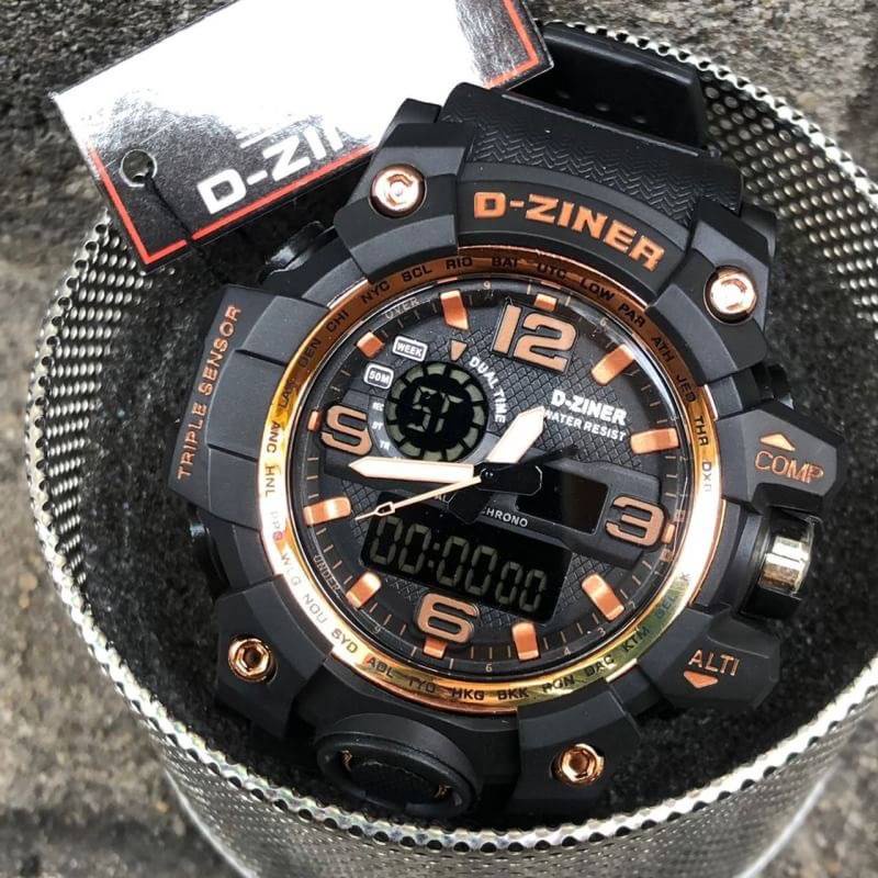 นาฬิกาแฟชั่นผู้ชาย D-ZINER ( ดีไซเนอร์ ) แบรนด์แท้ รุ่นหน้า Master ...