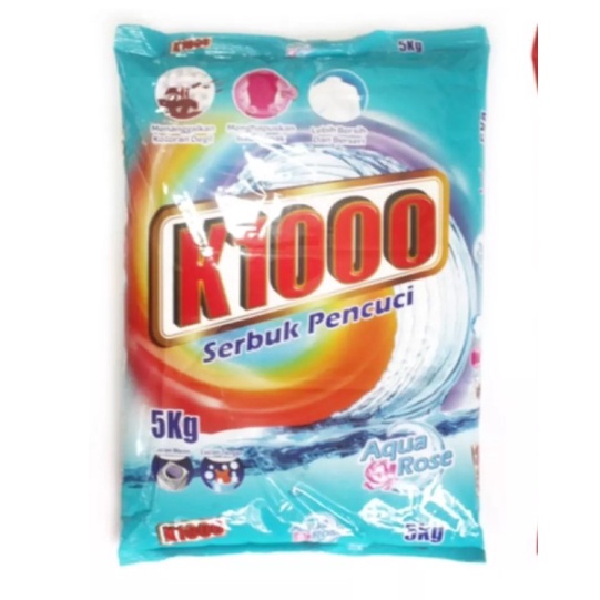 ผงซักฟอก K1000 ขนาด 5 KG มี 3 กลิ่น | Shopee Thailand