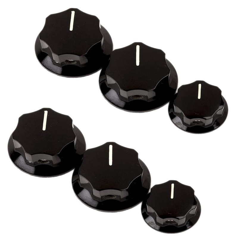 6Pcs Control Knob Volume Audio Control Knobs for Jazz Bass Guitar ...