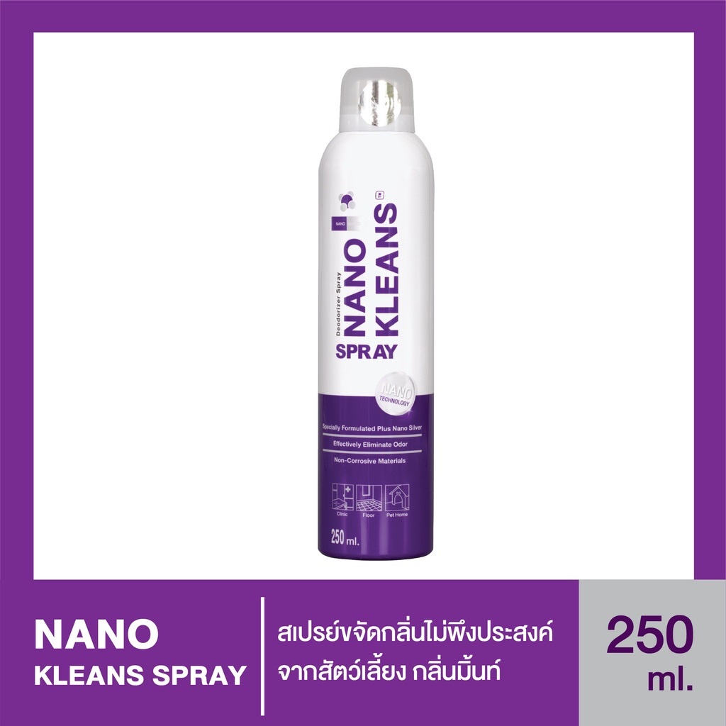 Nano Klean Spray นาโน คลีน สเปรย์ทำความสะอาด 250 ml. | Shopee Thailand