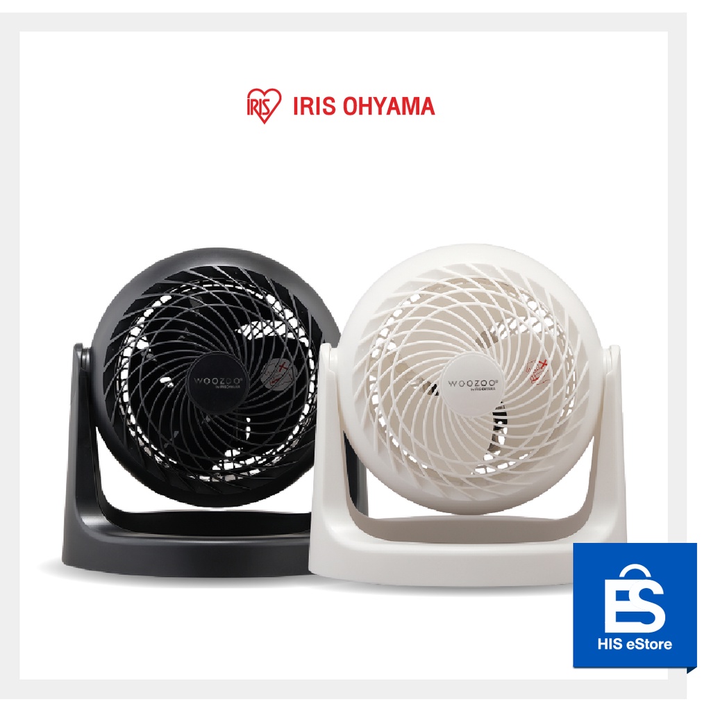 พัดลมหมุนเวียนอากาศ IRIS OHYAMA รุ่น PCF-HE18 (สีขาว/ ดำ) | Shopee Thailand