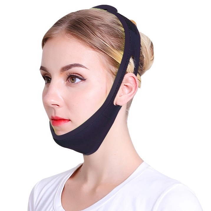 Face Slim Mask ผ้าพันแผลกระชับสัดส่วนบนใบหน้า Cheek Lift Up เข็มขัดรูป ...