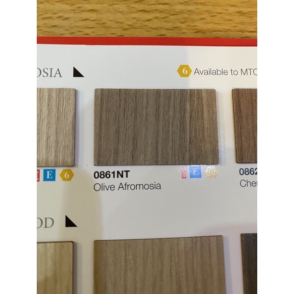 แผ่นโฟเมก้า Formica ลายไม้ Olive Afromosia PP 0861 NT ใช้ติดโต๊ะ ผนัง ...
