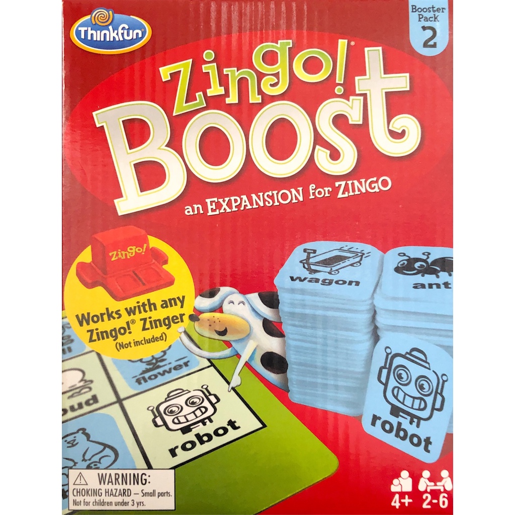 ThinkFun: Zingo!: Boost – Booster Pack 2 (Expansion) [BoardGame ...