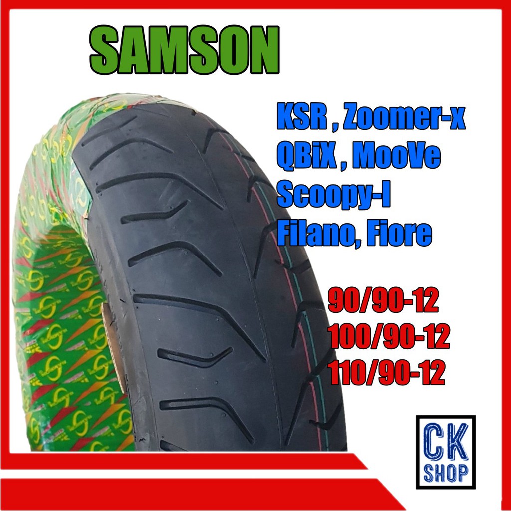 ยางนอก KSR , ZOOMER X , QBIX , MOOVE , SCOOPY, Filano , Fiore 90/90-12, 100/90-12, 110/90-12 ...