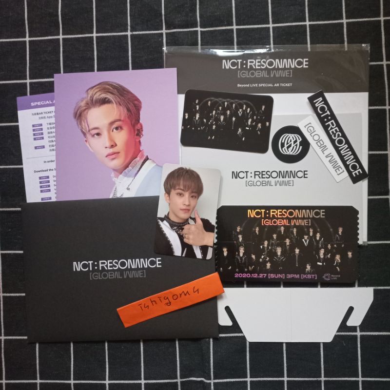 Nct 2020 Resonance Beyond Live AR Ticket Set Mark Unlished Full Set ...
