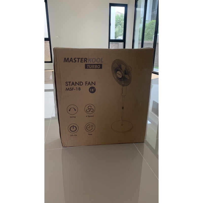 พัดลม Masterkool MSF-18 ขนาด 18 นิ้ว สีดำ | Shopee Thailand