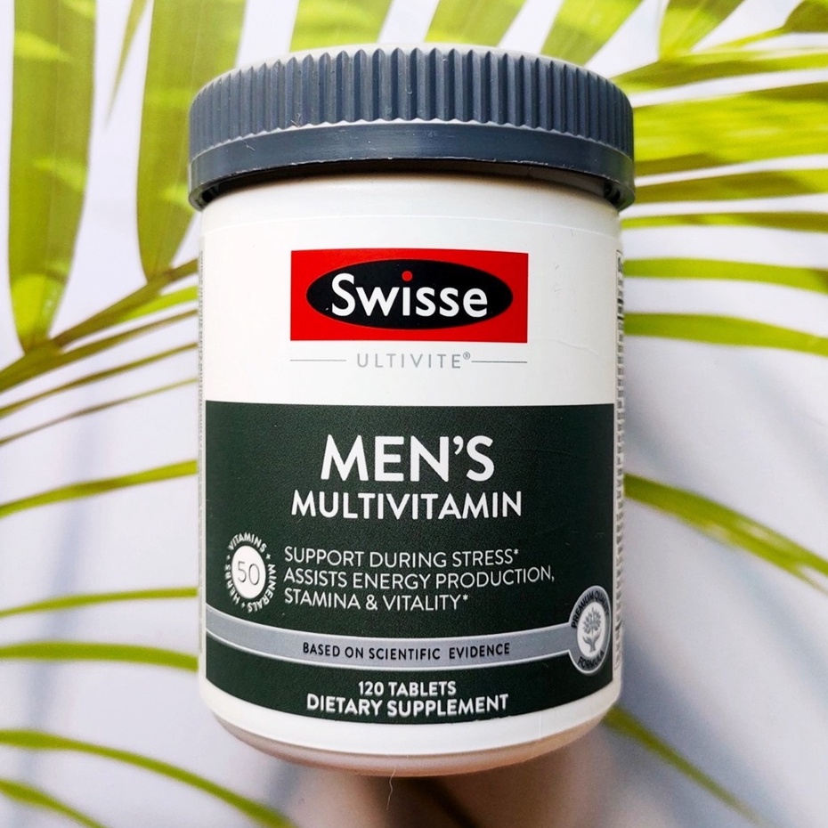 วิตามินรวม สำหรับผู้ชาย Men's Ultivite Multivitamin 120 Tablets (Swisse®) | Shopee Thailand