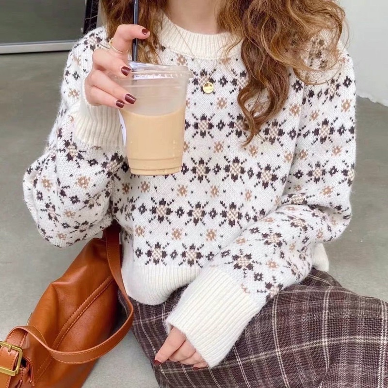 New เสื้อไหมพรมแขนยาว | Shopee Thailand