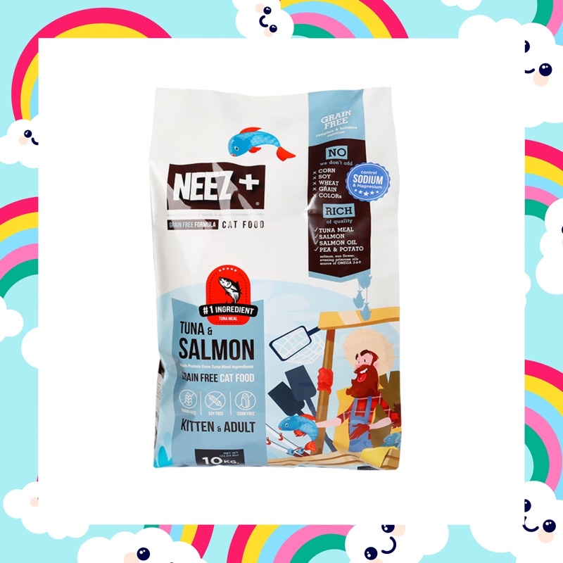 อาหารแมว Neez Plus อาหารแมวเกรดพรีเมียม ขนาด 10 kg | Shopee Thailand