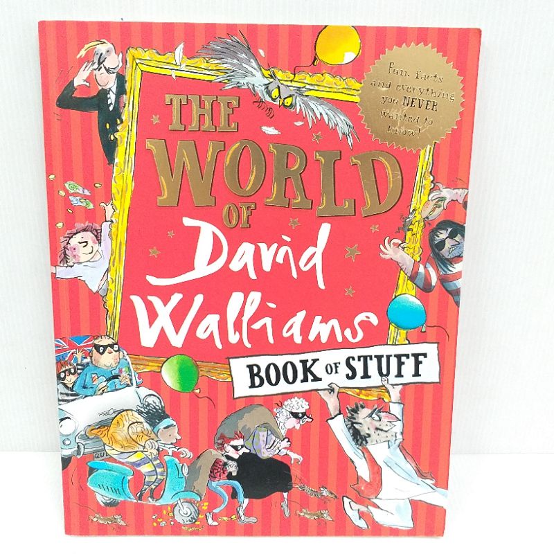The World of David Walliams Book of Stuff หนังสือภาษาอังกฤษ มือสอง ...