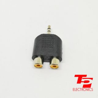 ปลั๊ก TR. Stereo 3.5 mm / แจ็ค RCA x2 หัว พลาสติก | Shopee Thailand