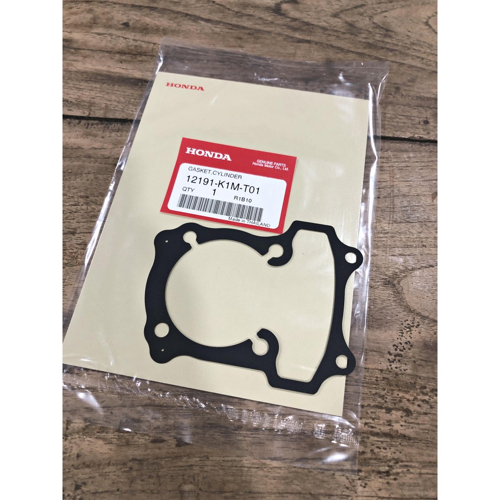 ( 12191-K1M-T01 ) ประเก็นเสื้อสูบ (ตัวล่าง) แท้ฮอนด้า | Shopee Thailand