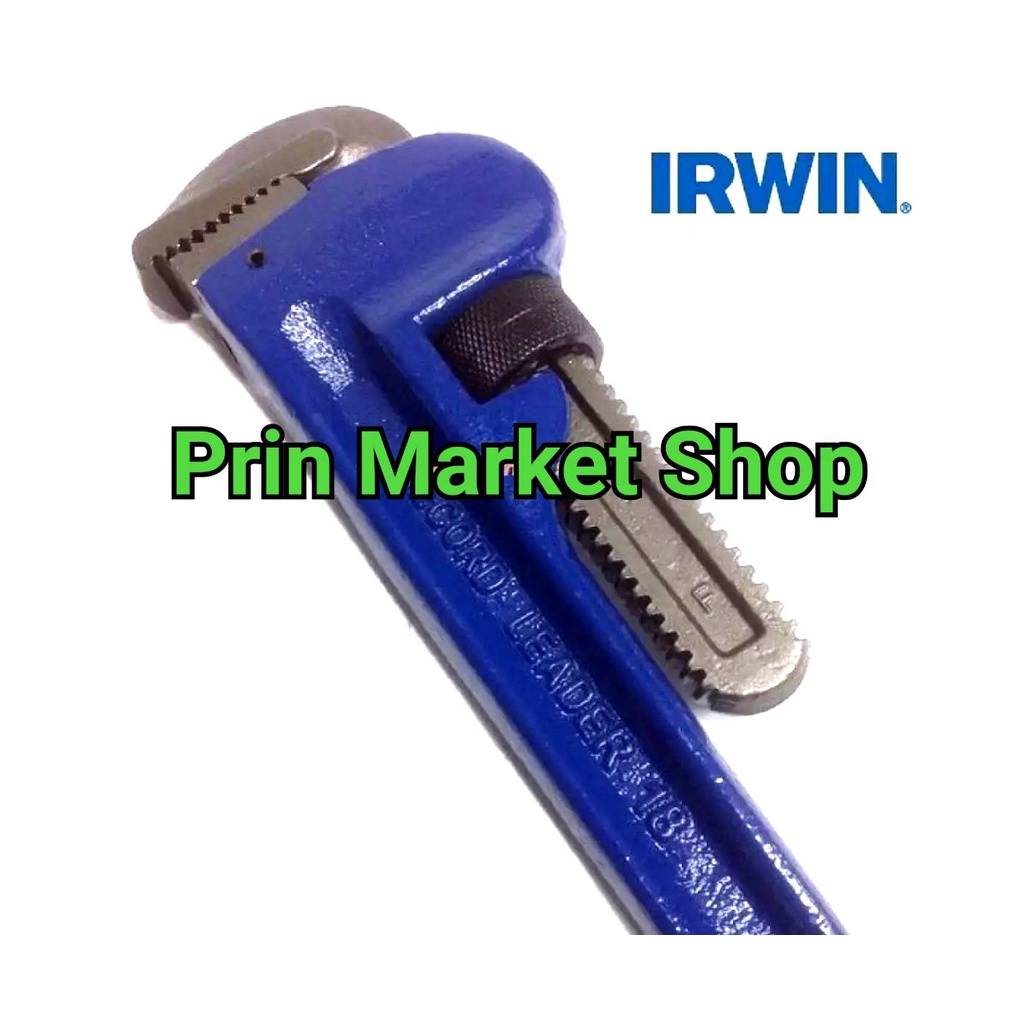 IRWIN RECORD Pipe Wrench ประแจจับแป๊บ ขาเดียว ขนาด 18 นิ้ว#582 | Shopee ...