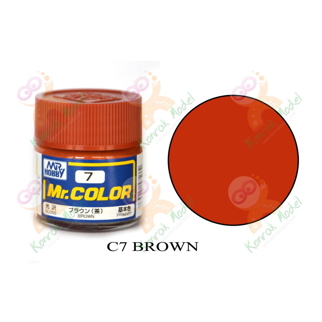 สีสูตรทินเนอร์ Mr.hobby Mr.color C7 Brown Gloss 10ml | Shopee Thailand