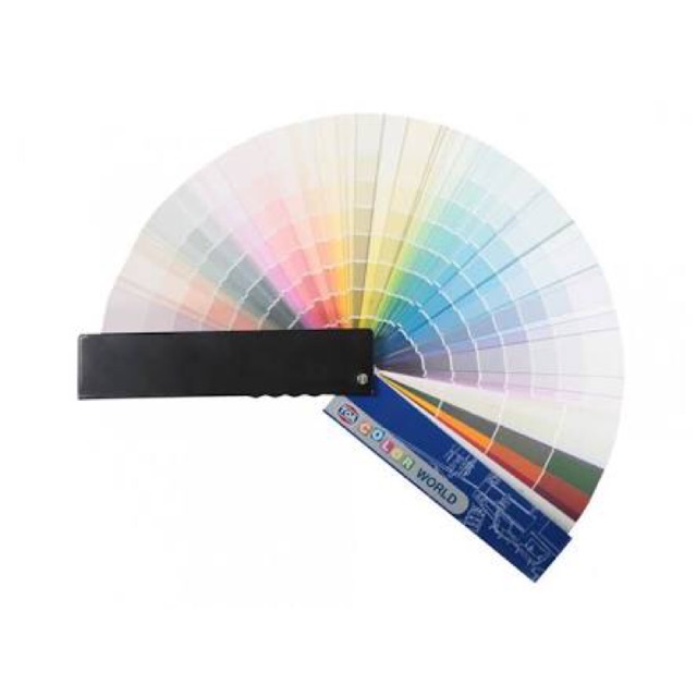 TOA พัดสี ทีโอเอ COLOR WORLD FANDEX | Shopee Thailand