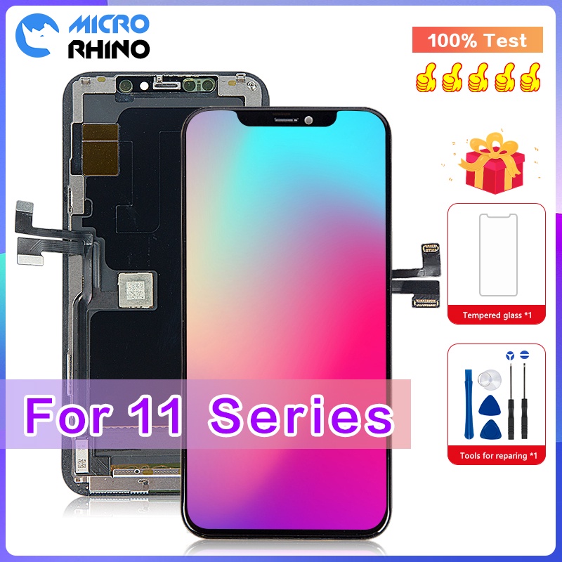 ใหม่ 100% OLED LCD INCELL หน้าจอสัมผัสดิจิทัล 3D แบบเปลี่ยน สําหรับ iPhone 11 11Pro MAX | Shopee ...