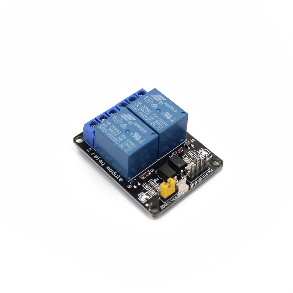 Relay 2CH Active low รีเลย์ 5v 12v 24v 2 ช่อง | Shopee Thailand