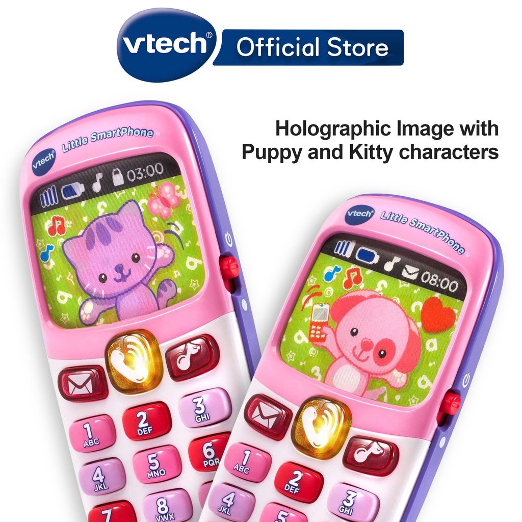 VTech Pink Color Little Smartphone Baby Phone Toys (6/9/12 months ...