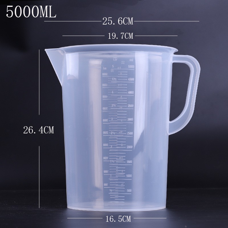 3,000/5,000 มล.บิ๊กเกอร์พลาสติกขนาดใหญ่ ทนความร้อน ทนสารเคมี เหยือกตวงพลาสติก | Shopee Thailand