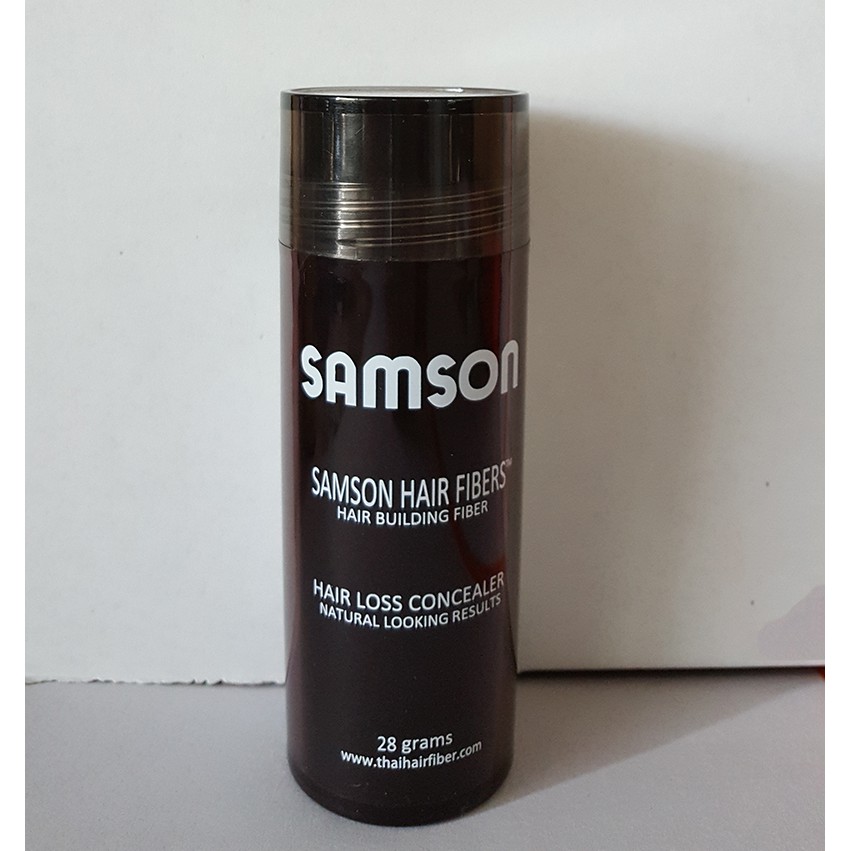 SAMSON Hair Fibers ผงไฟเบอร์ปกปิดผมบาง เพิ่มผมหนา สินค้าหมดอายุ 01/70 ...