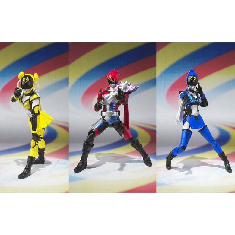 [พร้อมส่ง/ของใหม่] S.H.Figuarts SHF Akiba Red Blue Yellow (Akibaranger ...