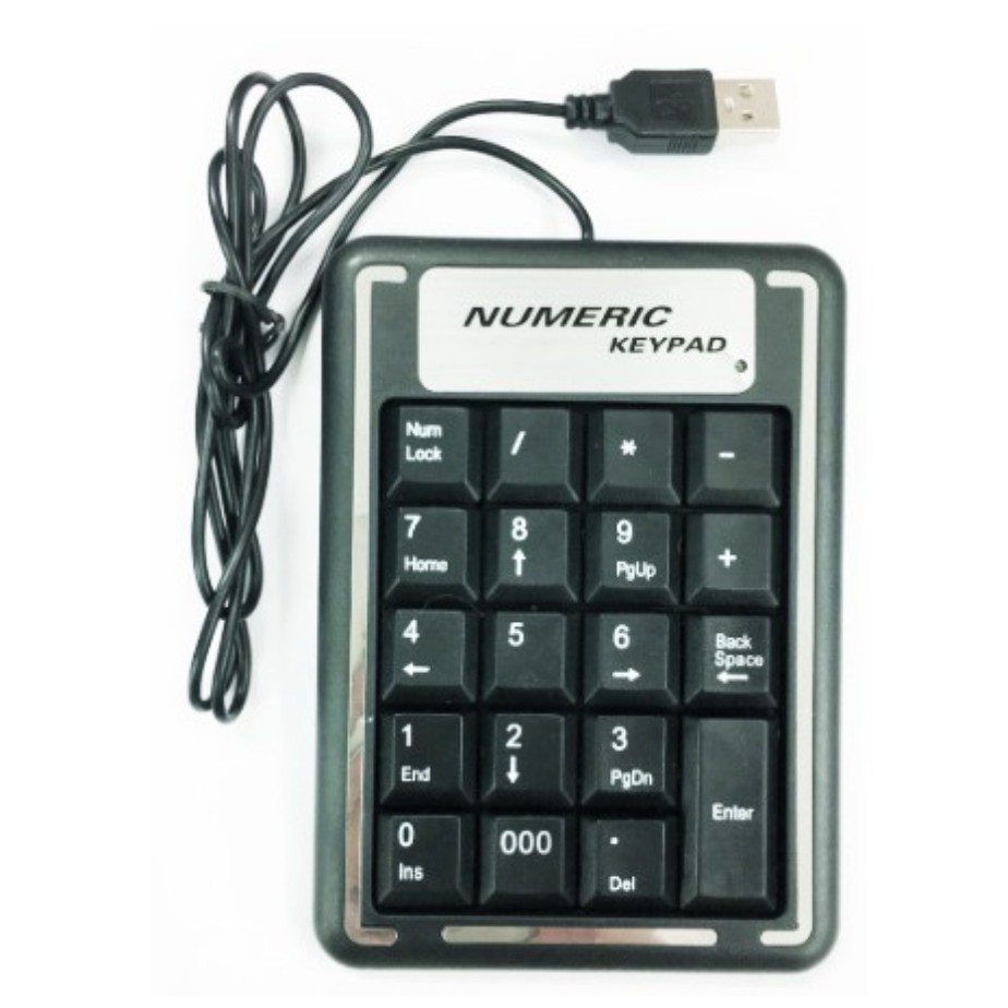 คีย์ยอร์ดตัวเลข Numeric Keypad สำหรับแล็ปท็อปและคอมพิวเตอร์ | Shopee ...