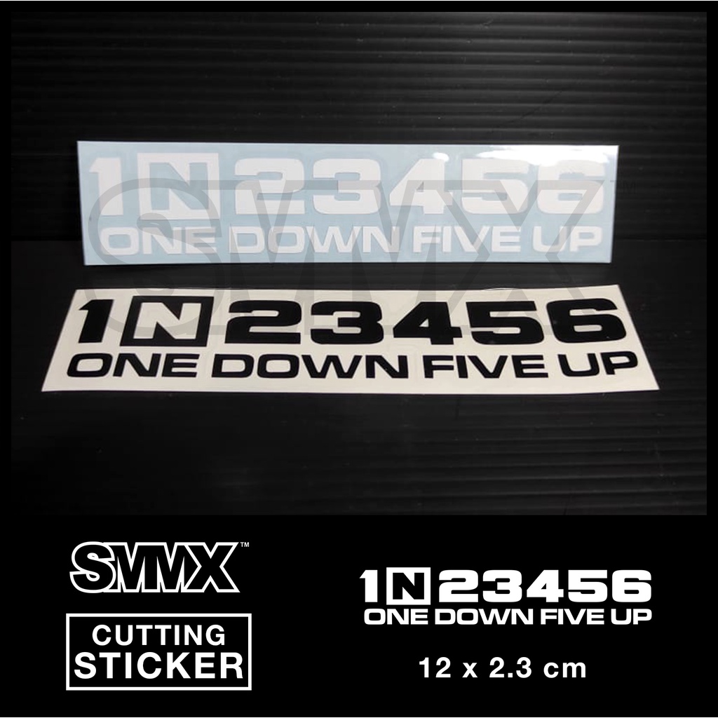 สติ๊กเกอร์ตัด สติ๊กเกอร์เปลี่ยนเกียร์มอเตอร์ไซค์ Oper 1N23456 | Shopee ...