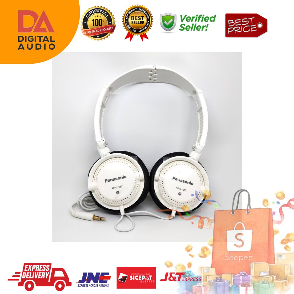 Original Panasonic Rp-dj120 หูฟังแบบคลาสสิก No Box - 100% สีขาว ...