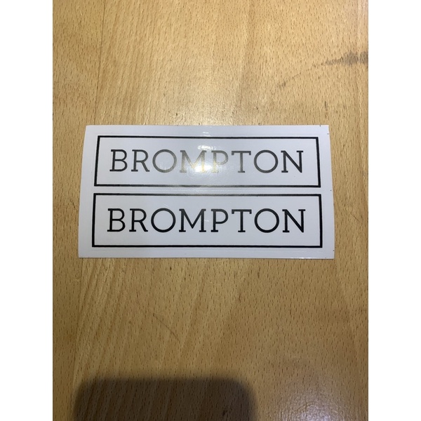 brompton sticker บรอมตั้น สติ๊กเกอร์ งานดี | Shopee Thailand