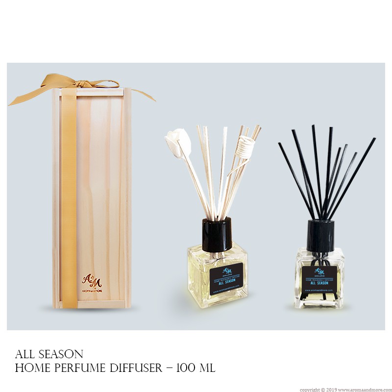 Aroma&More All Season ชุดน้ำหอมกระจายกลิ่นเซท 100 ML / Home Perfume Diffuser set 100ML | Shopee ...