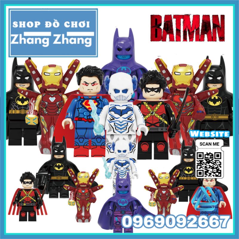 ของเล่นปริศนาแบทแมนรวม Godspeed Iron man Iron man Mk50 MK85 Red Robin ...