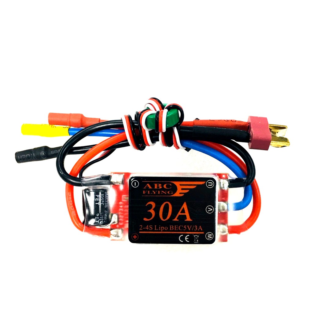 สปีดABC 30a+เชื่อมปลั้กให้แล้ว BEC5V/3A สปีดคอนโทร เครื่องบินบังคับ ชุด ...