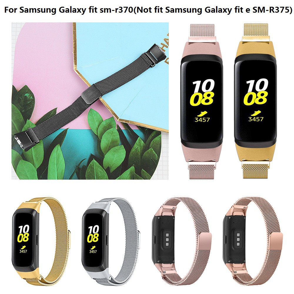 สายนาฬิกาข้อมือสแตนเลสสำหรับ Samsung Galaxy Fit SM-R370 | Shopee Thailand
