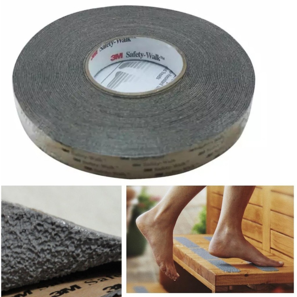 3M เทปกันลื่นสีเทา 1นิ้วx18เมตร รุ่น 370 Safety-Walk Slip-Resistant | Shopee Thailand