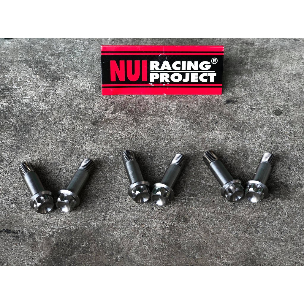 น็อตยึดโช๊คหลัง NUI RACING PROJECT เลส แท้100% | Shopee Thailand
