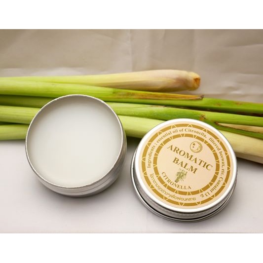 Aromatic balm อโรม่า บาล์ม สูตรเย็น มี 2 กลิ่นให้เลือก กลิ่นตะไคร้หอม ...
