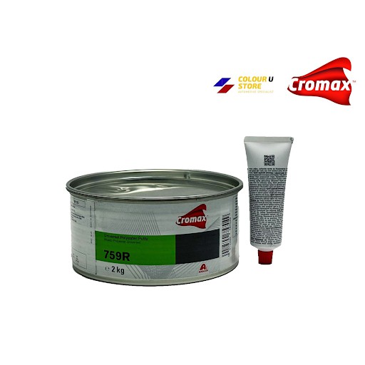 759R Cromax สีโป๊วพลาสติก อเนกประสงค์พร้อมน้ำยา 6L1R (Universal Polyester Putty) | Shopee Thailand