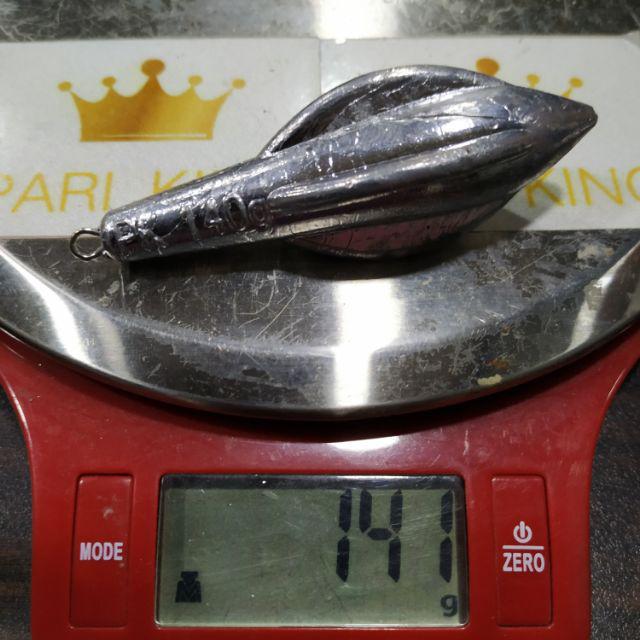 Batu Ladung Pancing Pantai ตะกั่วตกปลา 130 กรัม -160 กรัม 304 พร้อมตะขอ ...