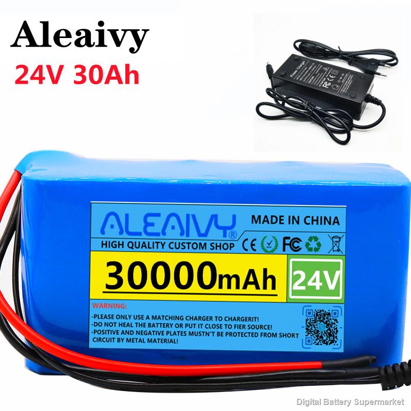 แบตเตอรี่ 24V 30Ah 7S3P 18650 Liion Battery Pack 29.4V 30000mAh ...