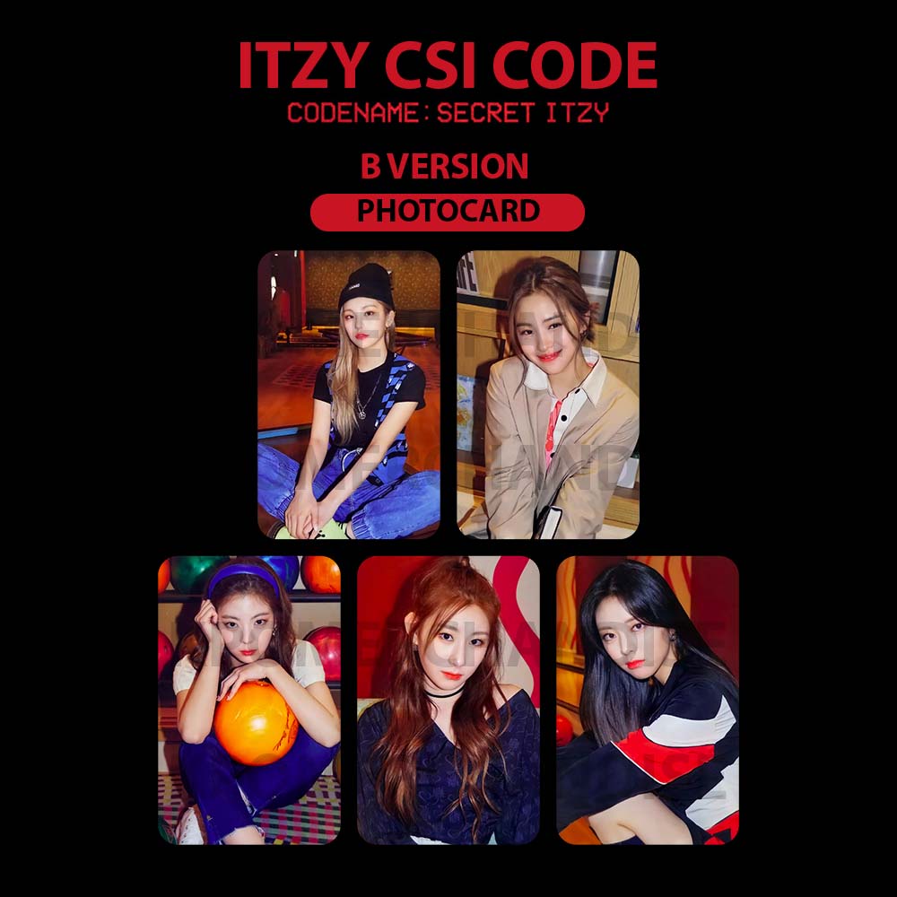 โฟโต้การ์ด ITZY CSI Code Secret Premium Chaeryeong Lia Ryujin Yuna | Shopee Thailand
