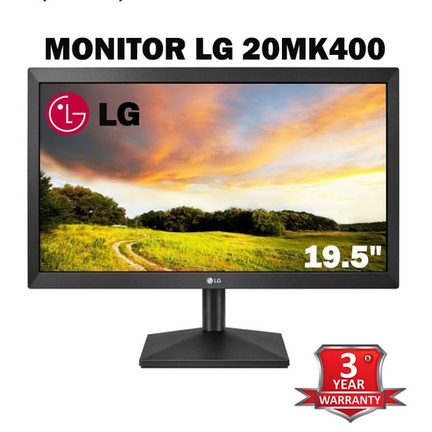 MONITOR (จอมอนิเตอร์) LG 20MK400A-B - 19.5" TN HD 60Hzของใหม่ ภาพสวย ...