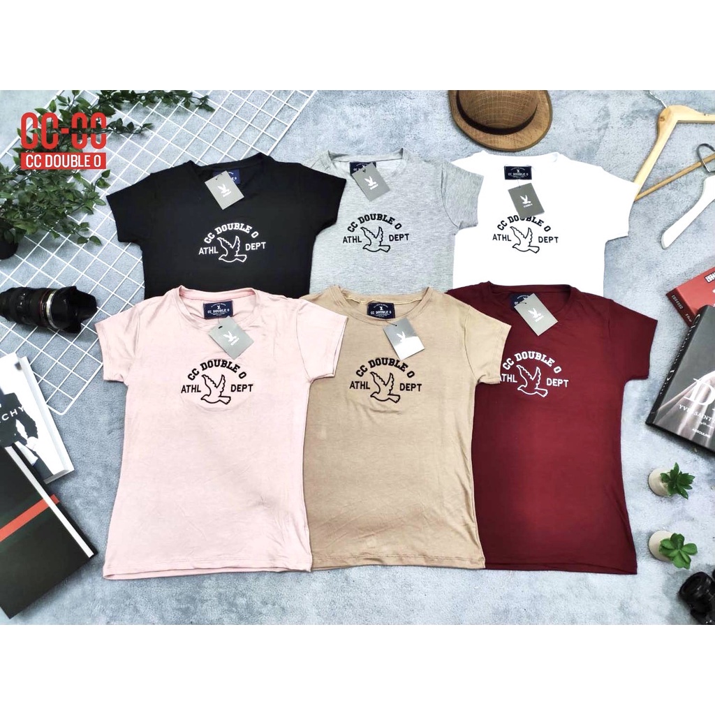 เสื้อเรย่อนคอกลมแขนสั้น ปัก HERM. | Shopee Thailand
