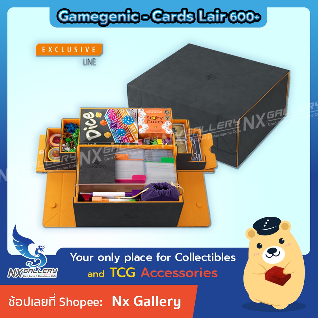 [GameGenic] Games' Lair 600+ กล่องเก็บการ์ด พรีเมียม อเนกประสงค์ (for ...