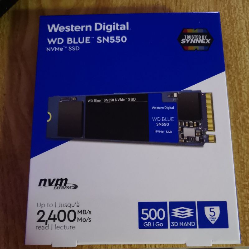 SSD WD BLUE SN550 500GB/ 1TB NVMe M.2 2280 สินค้าใหม่มือ 1 ประกัน 5 ปี WD และ synnex ถึง 07/2026 ...