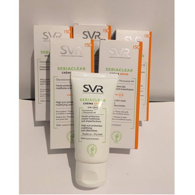 SVR SEBIACLEAR - Cream SPF50, 50ml. ของแท้พร้อมส่ง จัดส่งฟรี | Shopee ...