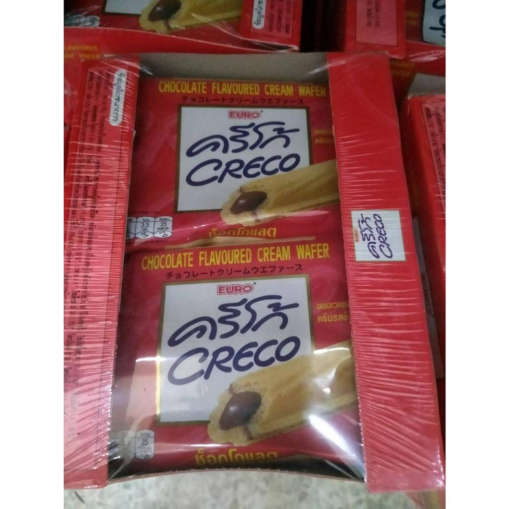 ศรีโก้ CRECO เวเฟอร์สอดไส้ครีม 12 ซอง | Shopee Thailand