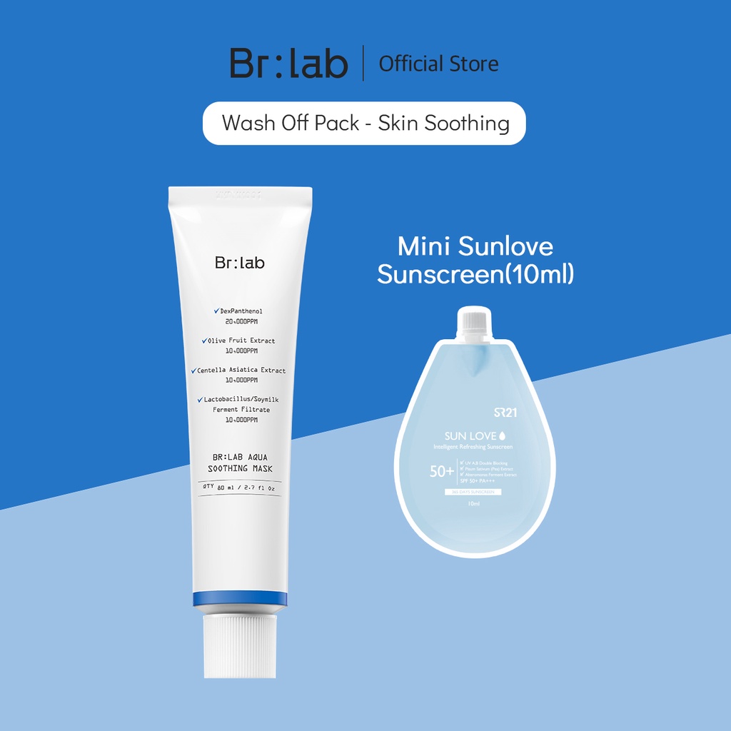 [NEW ARRIVAL] BR LAB AQUA SOOTHING WASH-OFF PACK | Shopee Thailand