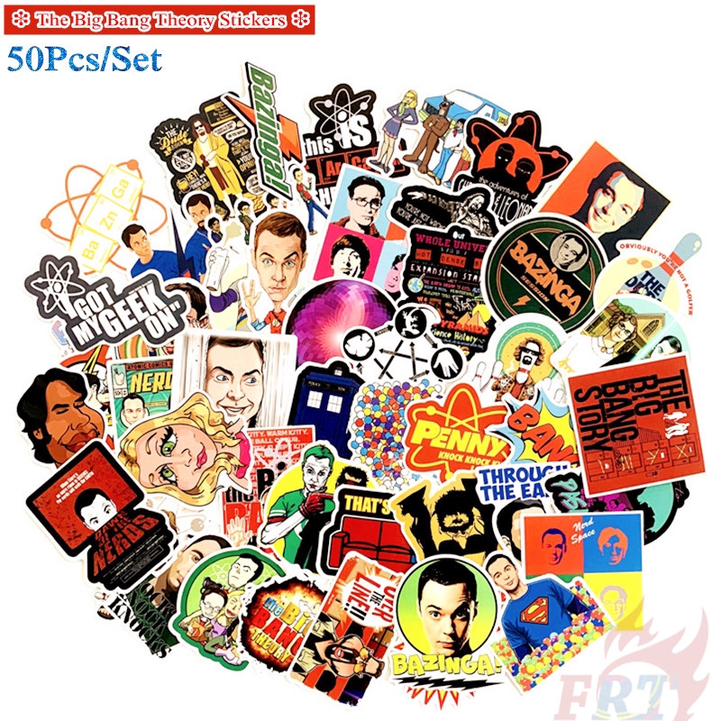 The Big Bang Theory - Series 02 สติ๊กเกอร์ 50Pcs/Set CBS TV Show TBBT ...